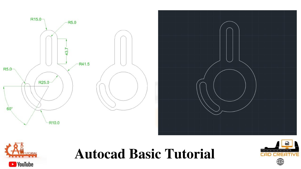 AutoCAD - Complete Tutorial for Beginners - Exercises 26