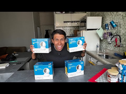 I OPENED THE GIANT BOX THAT TP LINK SENT ME AND LOOK WHAT WAS INSIDE. 4 TAPO C200