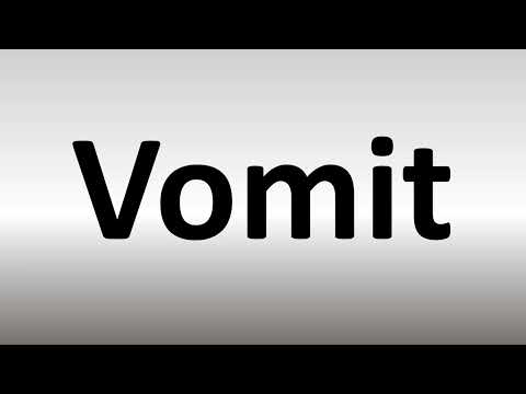 How to Pronounce Vomit