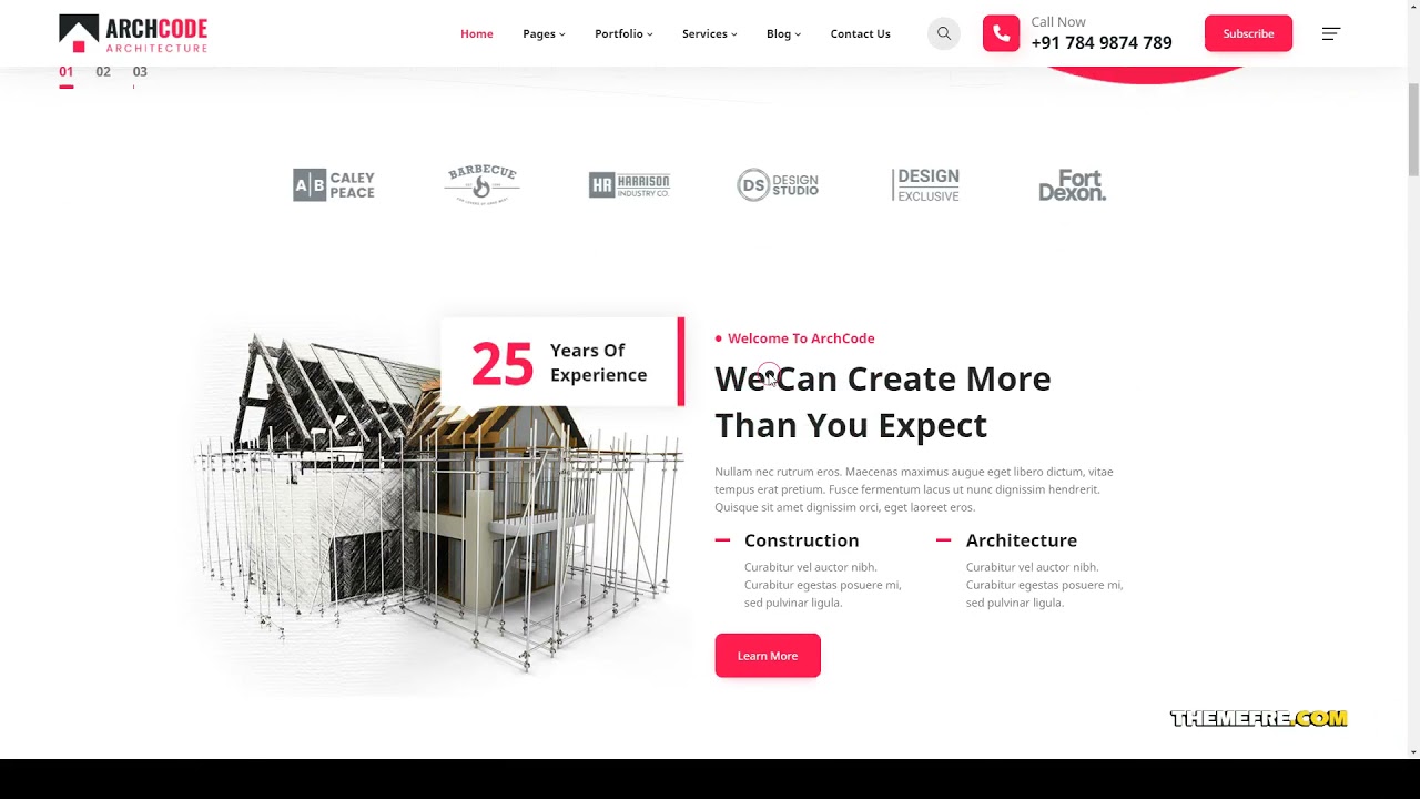 ArchCode - Architecture Bootstrap 5 HTML Template architecture farms interior Easy Create Website