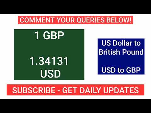 1 British pound Sterling to US dollar Exchange Rates Today 16 July 2025 GBP to USD