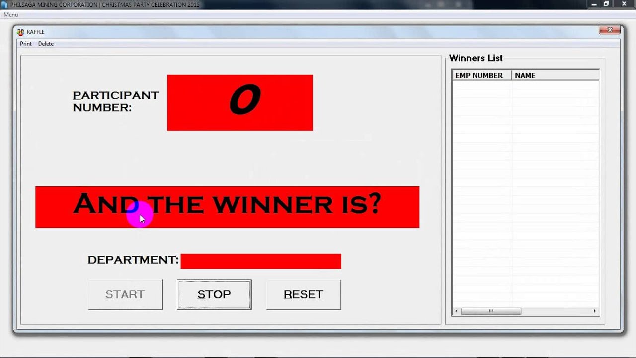 FLOTECH TUTORIAL: Visual Basic 6.0 | Own Apps (Raffle Draw EmpID)