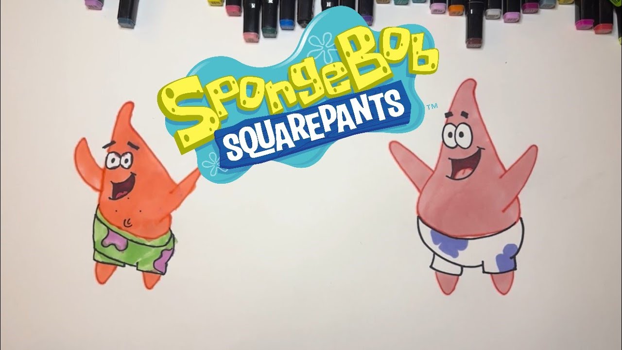 How to Draw Patrick Star from SpongeBob SquarePants