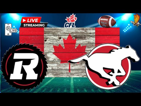 Ottawa Redblacks vs Calgary Stampeders CFL VERTICAL LIVE Watch Party and Play by Play
