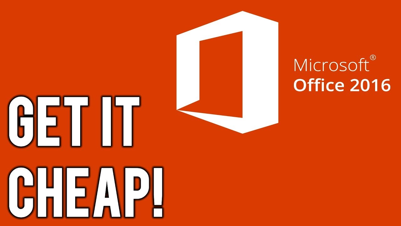 Get Microsoft Office 2016 for $35!