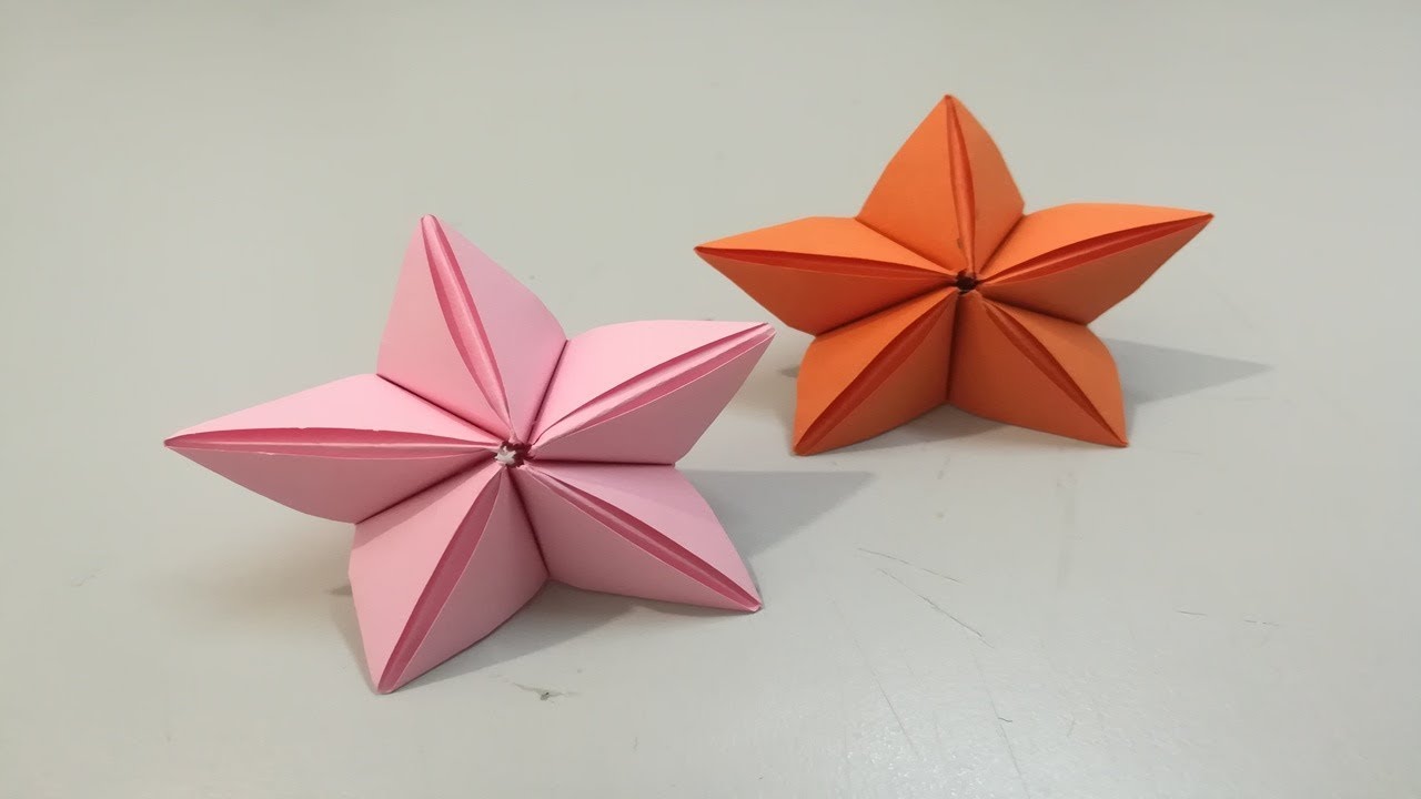 Cómo hacer una estrella de papel | Origami fácil | Estrella Diy