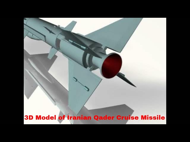 Iranian Qader Cruise Missile 3D Model - FlatPyramid