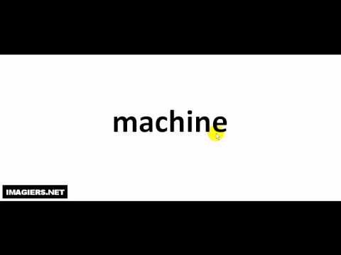 How to pronounce in French # machine