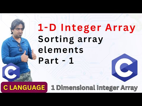 Learn C Programming | Sorting Array Elements | Part 1 - Mind Luster
