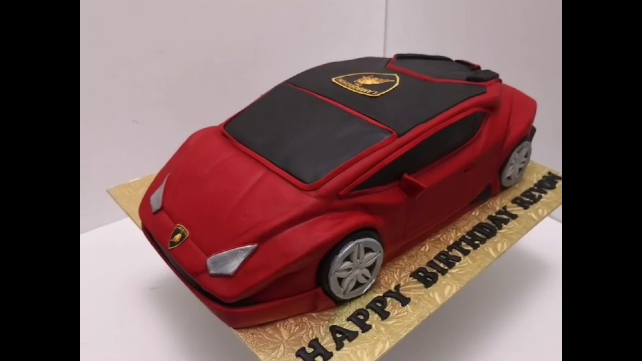 Lamborghini Cake time-lapse