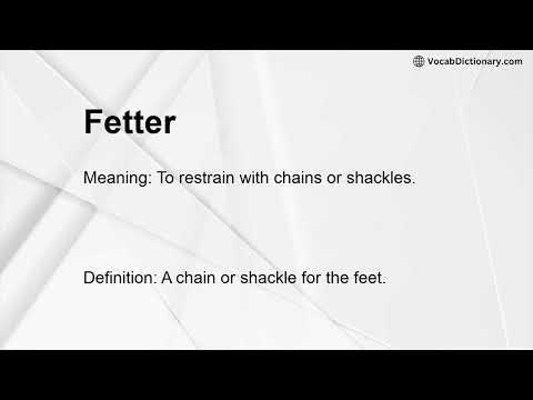 Fetter Meaning