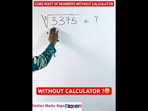 How to find the Cube Root of Large Numbers without Calculator