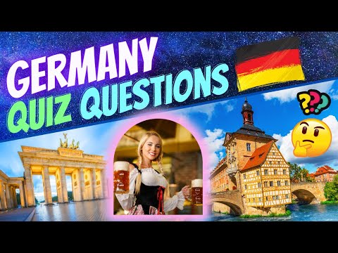 π©πͺ Quiz Of The World Germany Edition | General Knowledge Quiz Questions