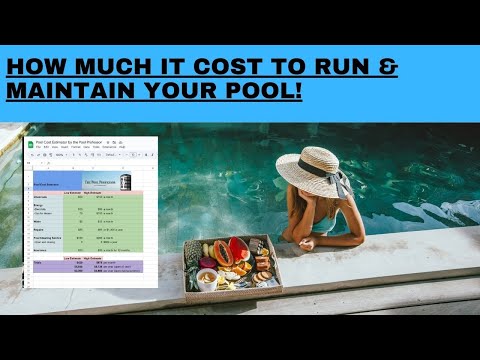 The Monthly Cost To Maintain A Swimming Pool?