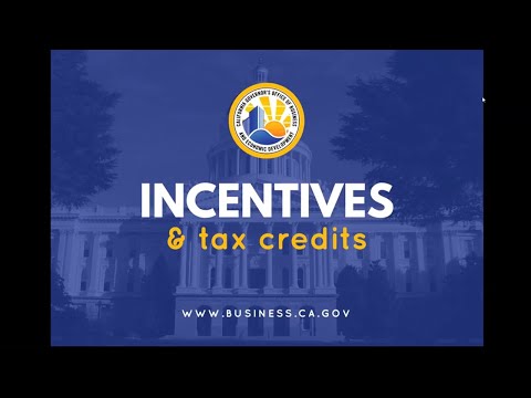 Incentives and Tax Credits