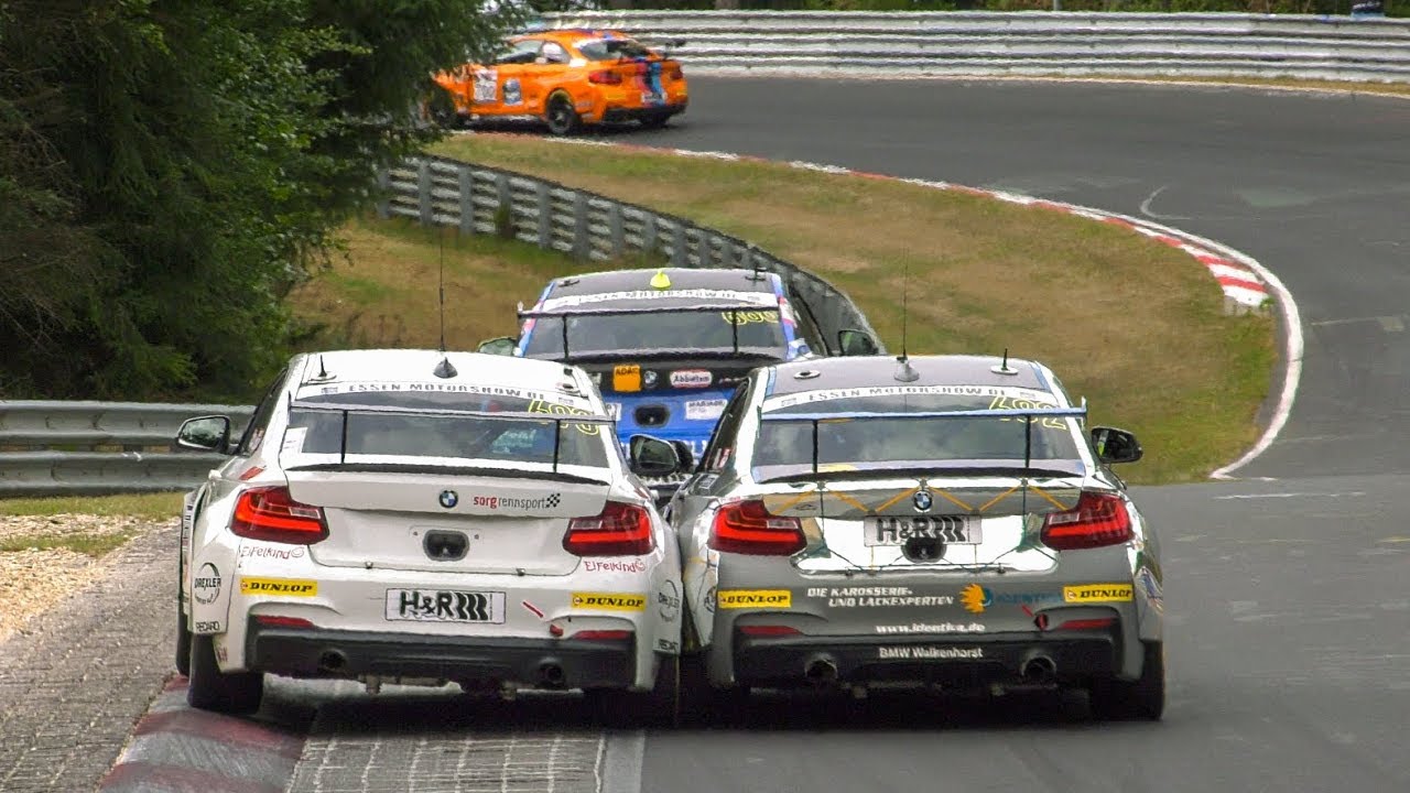 BMW M235i Racing Nurburgring Near Crash Looks Like Gravel Trap Horror ...