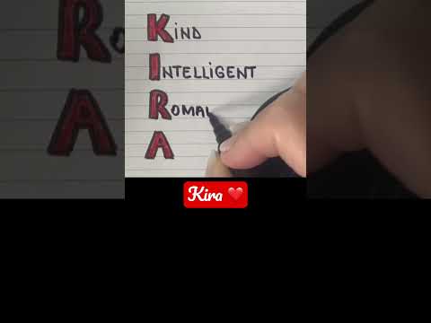 Meaning of the name KIRA #meaning #name #kira