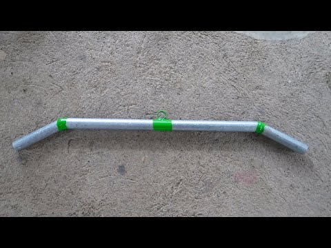 How to Make Lat Pulldown Bar - Homemade Gym Equipment