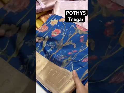 ✅Pothys Tnagar saree collection 🔥
