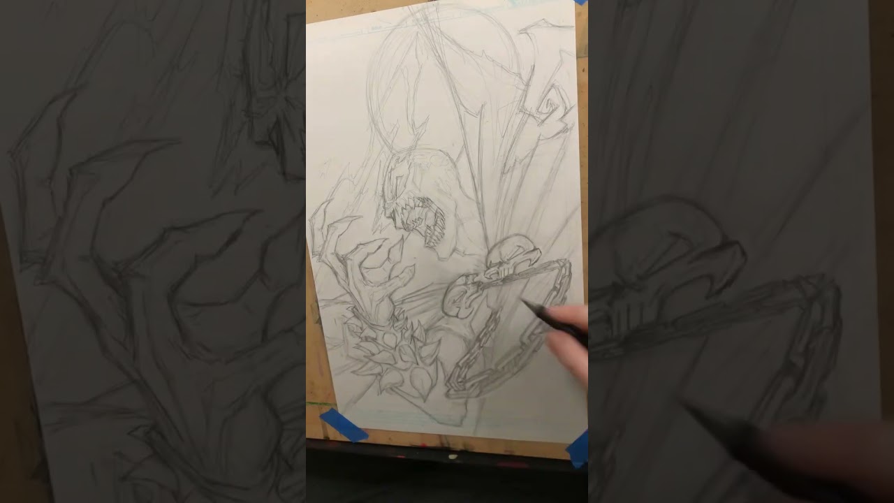 Drawing Spawn #comics #spawn #art