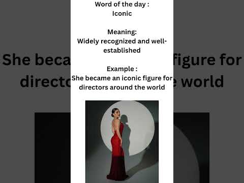 Iconic | what does it mean | English idioms #english #idioms #englishconversation