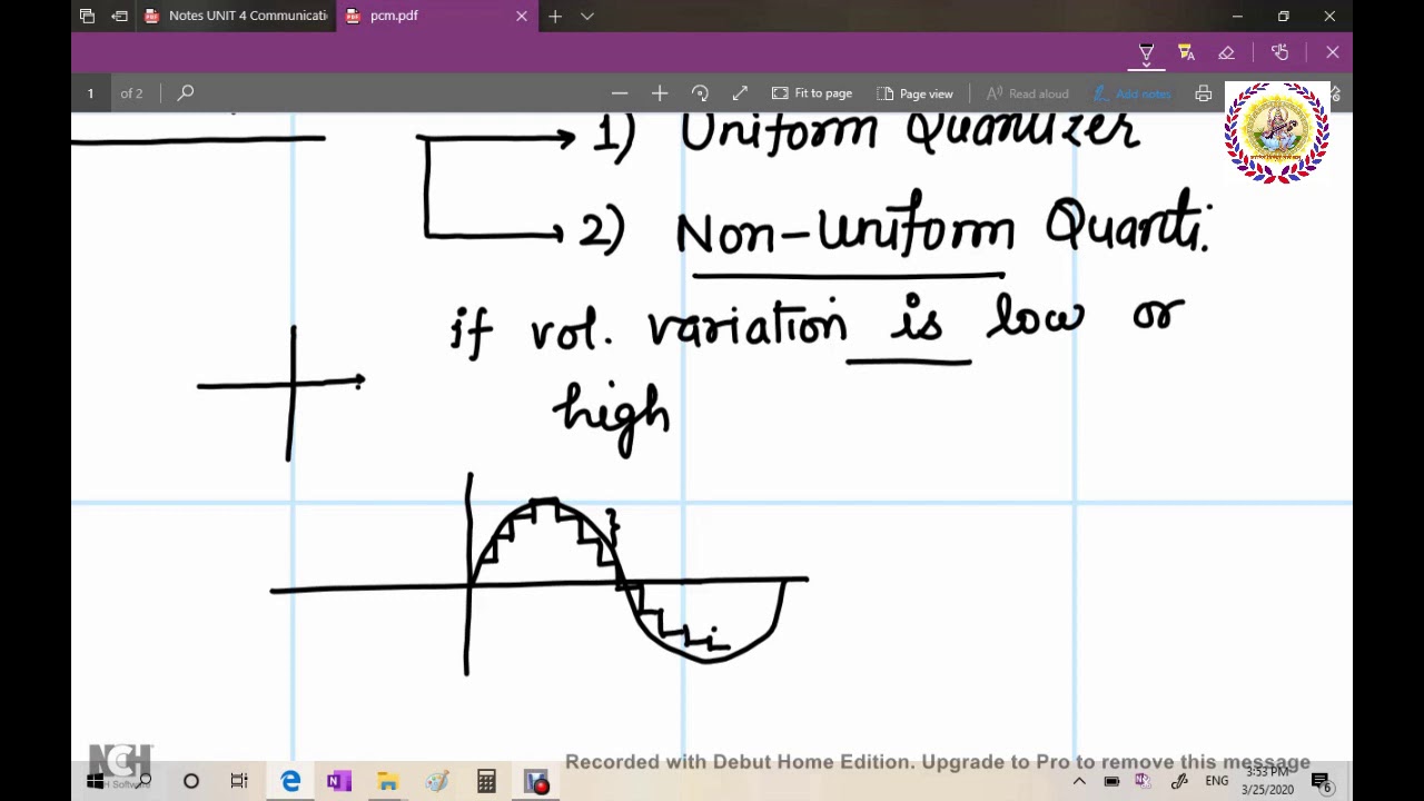 PCM Part 1 Sampler, Quantizer, Encoder