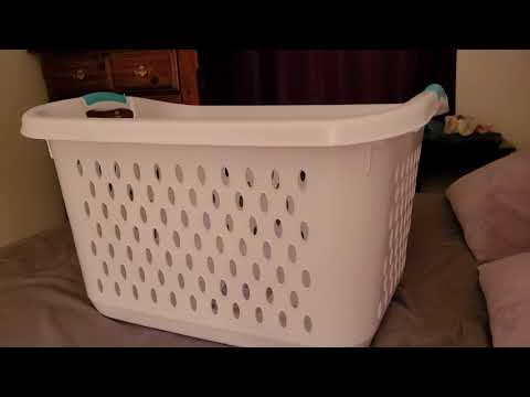 STERLITE 2.7 BUSHEL LAUNDRY BASKET WHITE