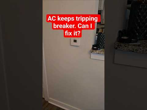 Breaker for air conditioner keeps tripping.