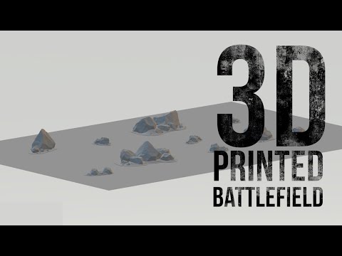 Rock Terrain Base / Rock Terrain miniature stands by 3DHobbyBunker ...