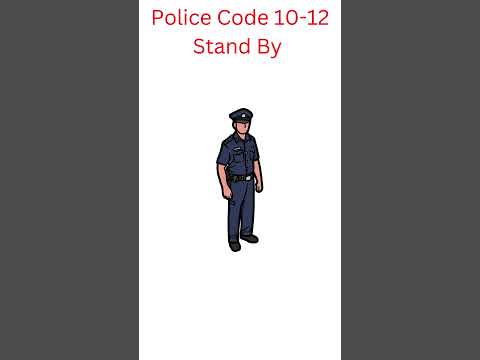 Police code 10-12 stand by #codes #police #radiocodes
