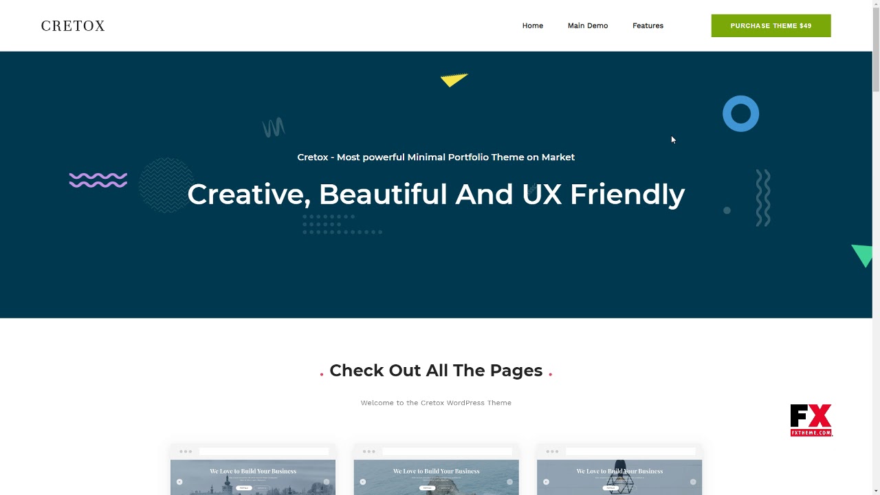 Cretox - Multipurpose Minimal Portfolio WordPress Theme      Haywood
