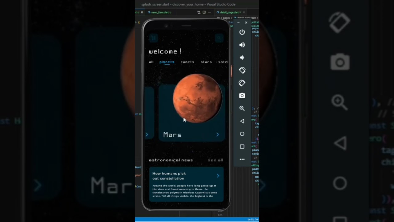 Planets App UI