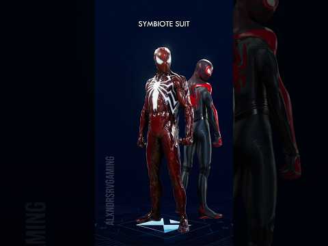Spider-Man 2 All Symbiote Suits And Styles #spiderman #spiderman2