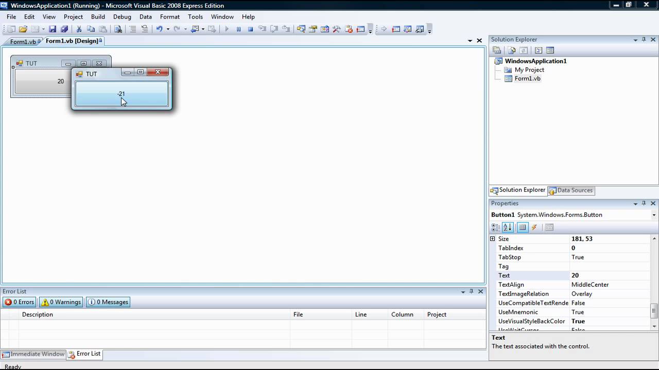 VBBasics - Doing math with Visual Basic