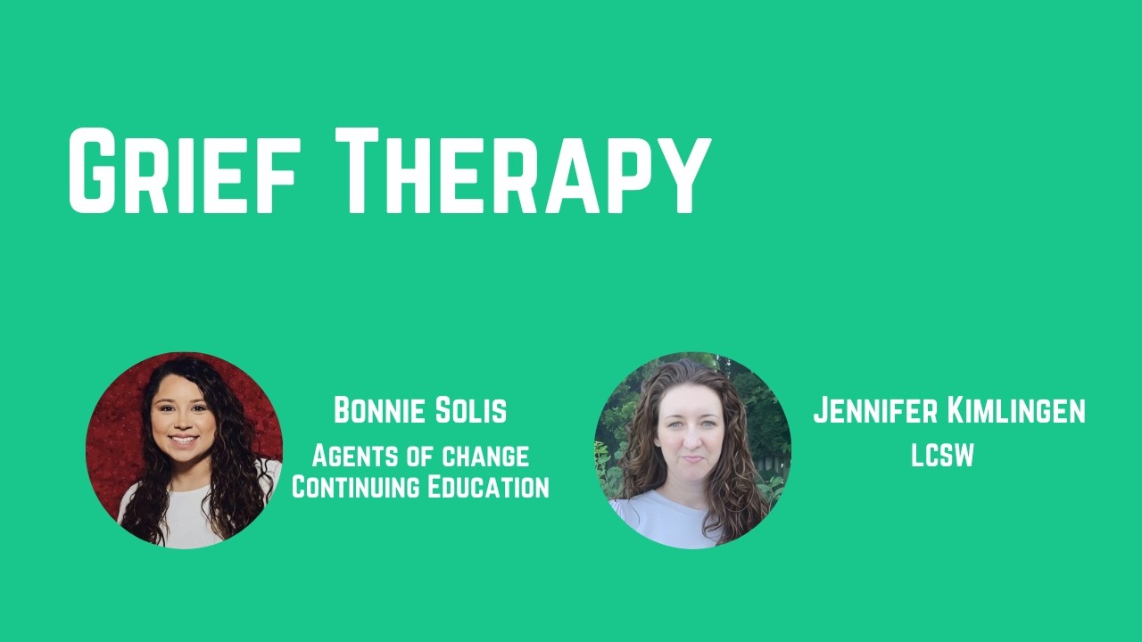 Grief Therapy (1 General CE Credit)