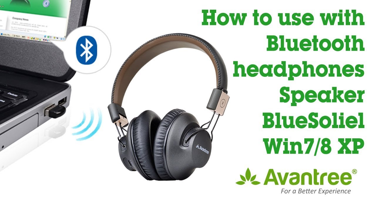 How to use with Bluetooth headphones Speaker-BlueSoliel Win7/8/XP-Avantree DG40S