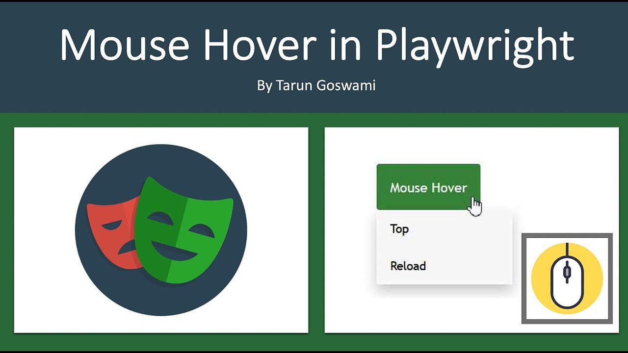Playwright Hover Over Element