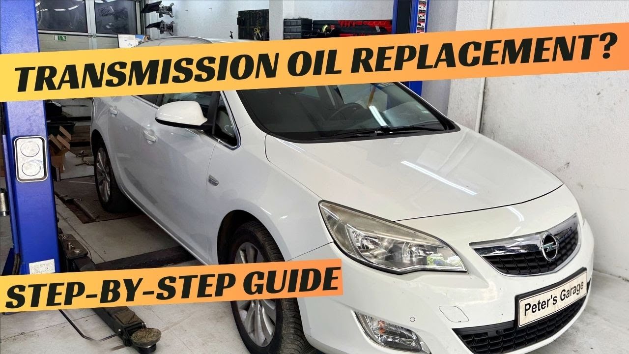 Opel Astra J 1.7 CDTI Manual Transmission Oil replacement