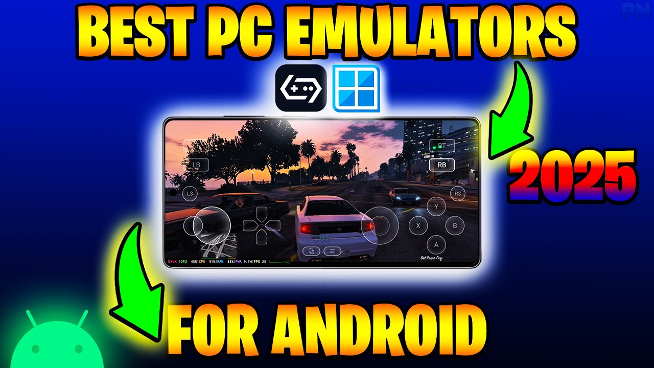TOP 5 BEST PC EMULATORS For ANDROID (2025)
