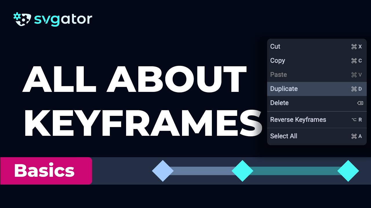 How to Add, Delete, and Duplicate Keyframes on the Timeline | SVGator