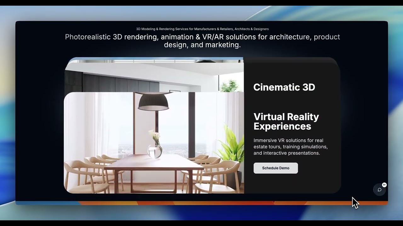 CG Viz Studio Website Tour: Explore Our 3D Visualization & Rendering Services
