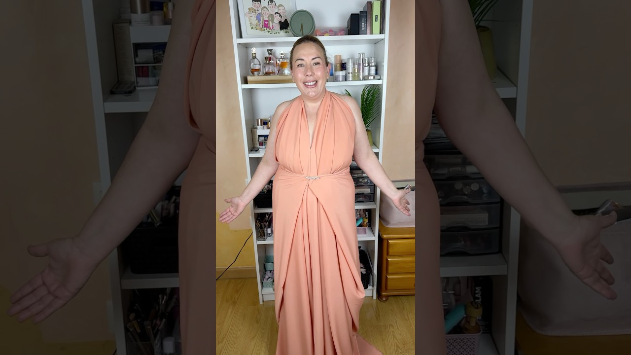 MAKE YOUR OWN DRESS WITH A PIECE OF FABRIC AND WITHOUT SEWING 👗 #fashion #fashionstyle #diy