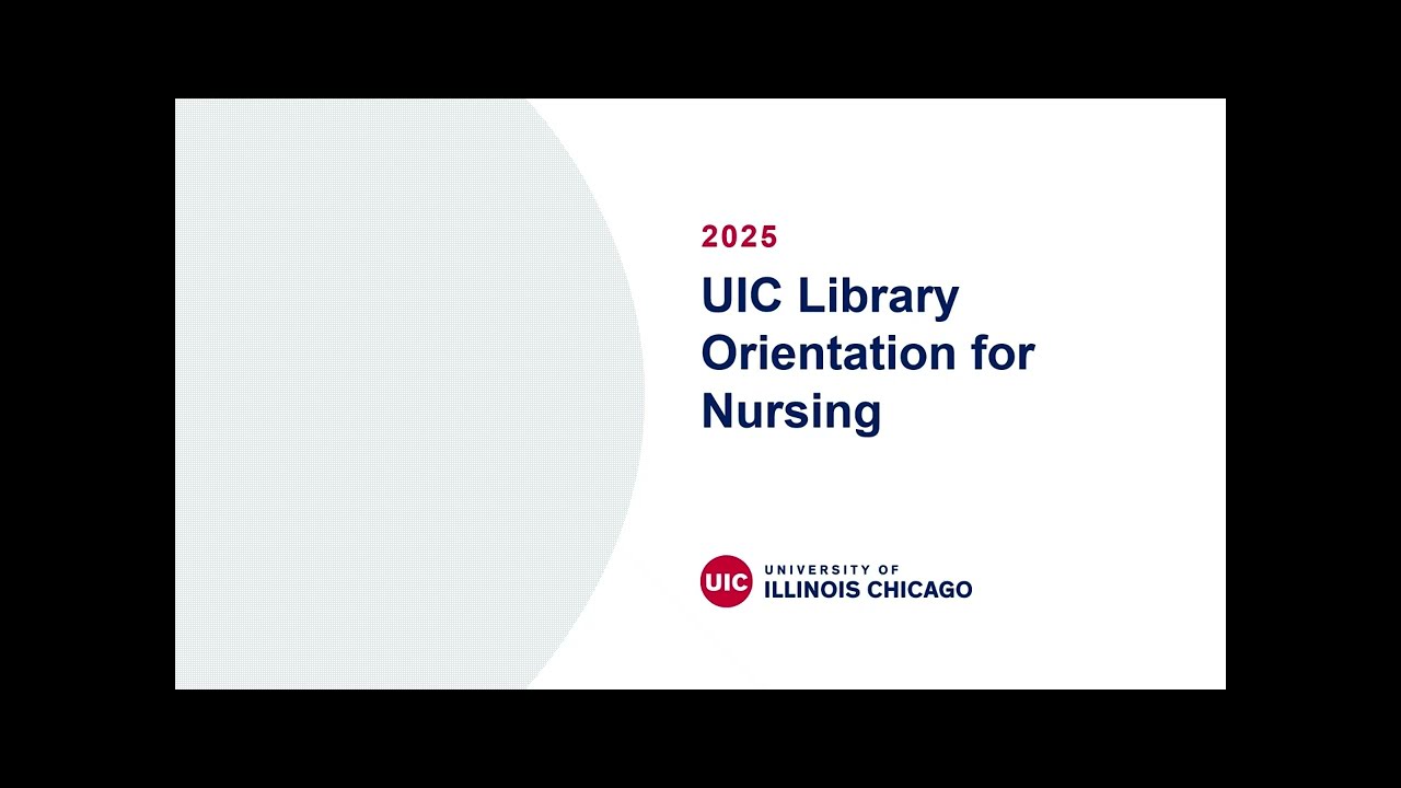 Library Orientation for Nursing