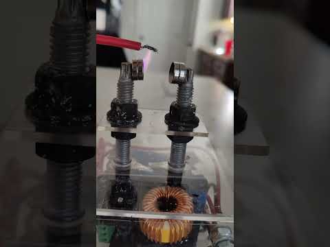 High voltage coming into contact with magnetic field