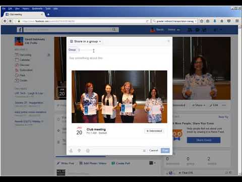 How to promote your club meeting on Facebook | The Notes Guy in Seattle