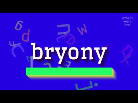 How to say "bryony"! (High Quality Voices)