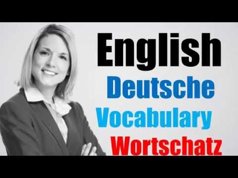 Video#95 Deutsch-Englisch Wortschatz Übersetzung German English Idioms Songs Movies Video
