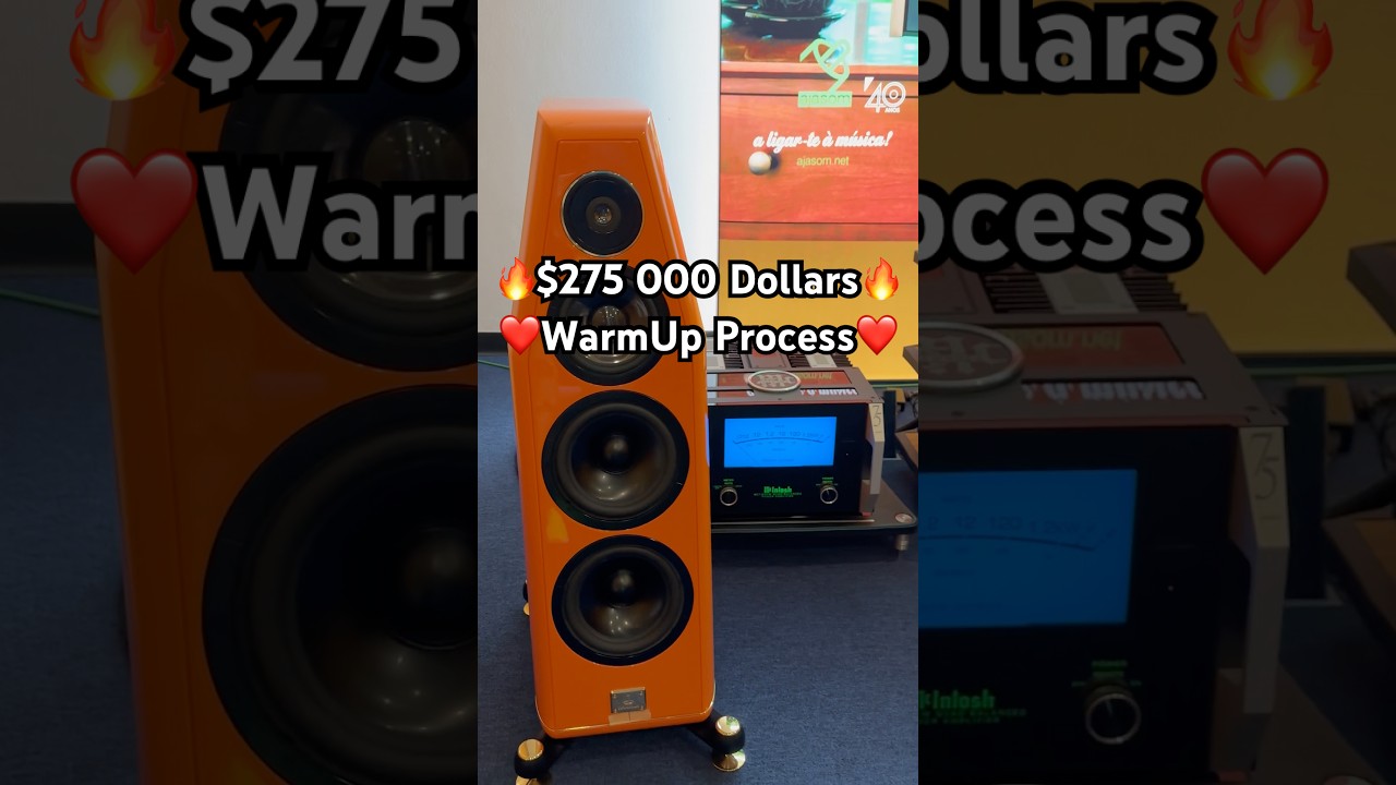 $275 000 Dollars Stereo System Warming Up Process 🔥 KHARMA McIntosh ❤️ Audiophile High End ⚙️ #hifi