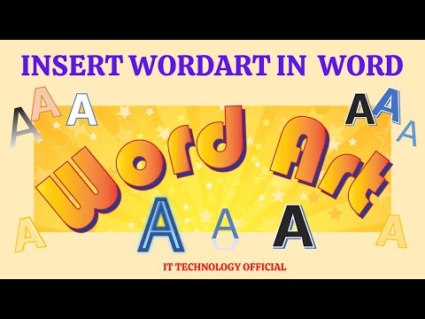 How to Insert WordArt in Microsoft Word || Insert Word Art || WordArt in Microsoft Word