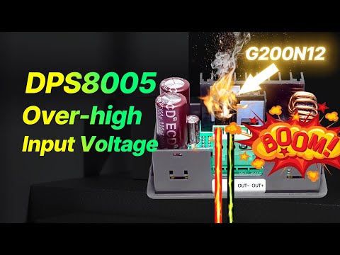 Over high input voltage, DPS8005 repair by replacing Mosfet